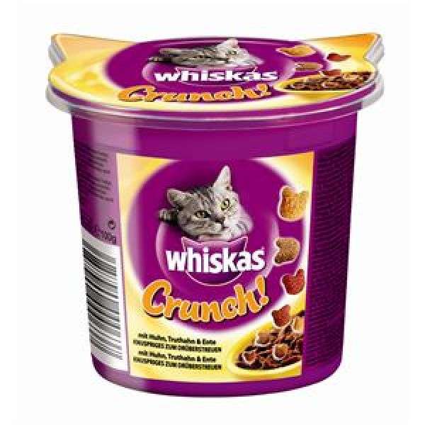 Whiskas Crunch mit Huhn, Truthahn & Ente 100 g - Dein Katzenshop
